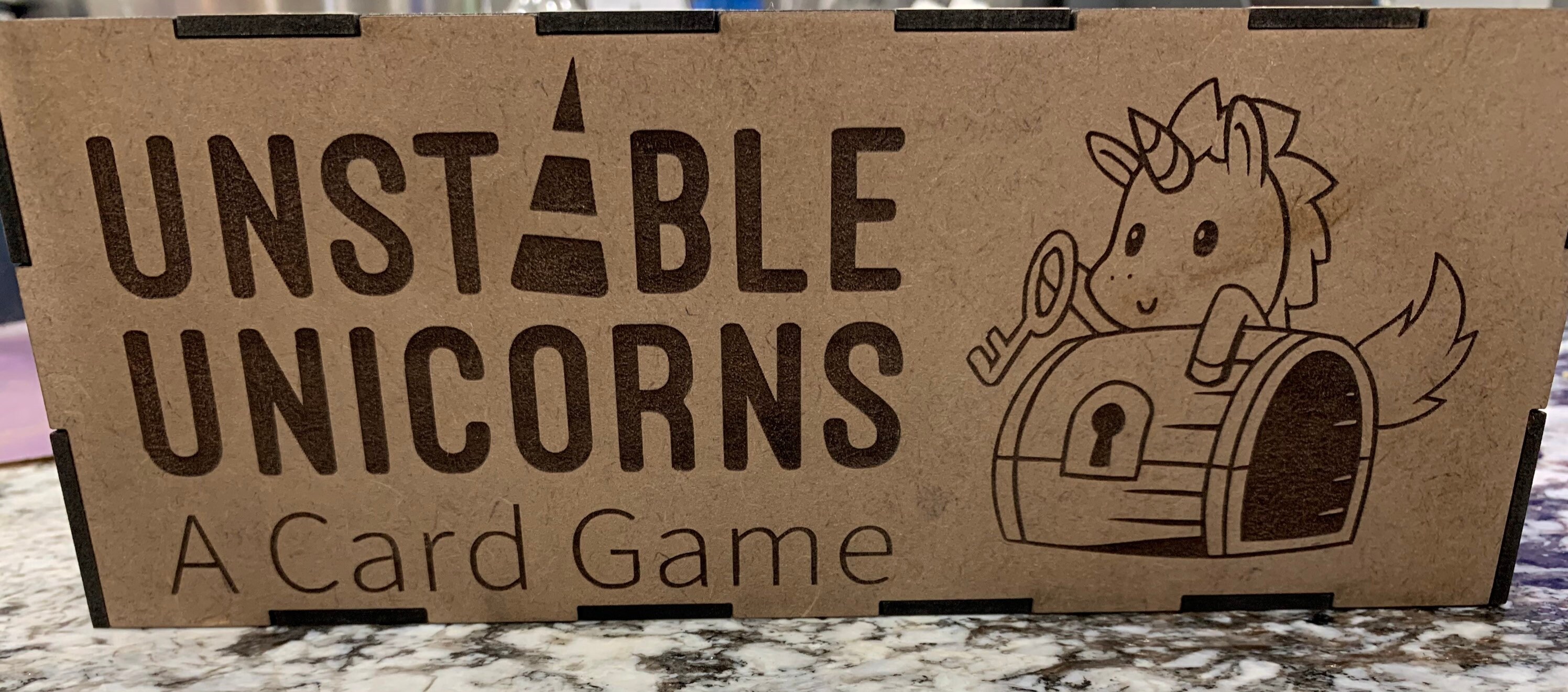 Unstable Unicorn Card Box | Etsy