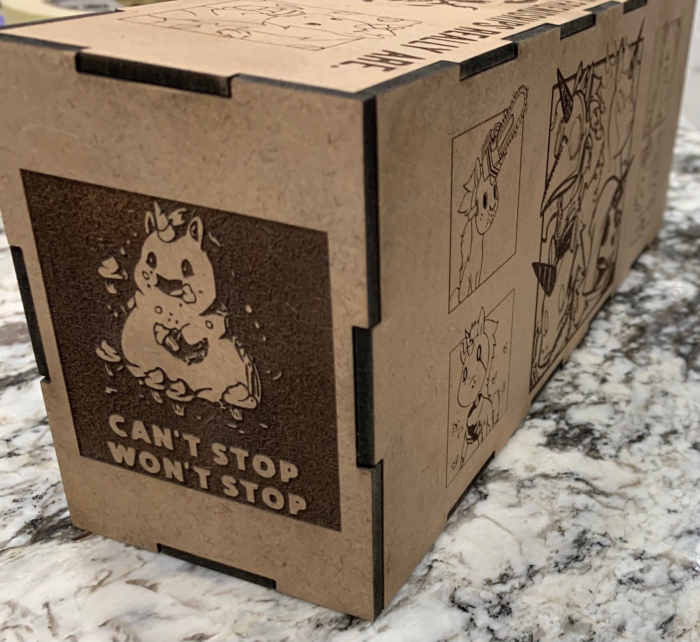 Unstable Unicorn Card Box | Etsy