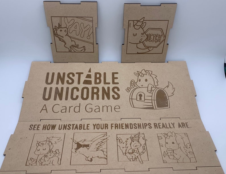 Unstable Unicorn Card Box - Etsy