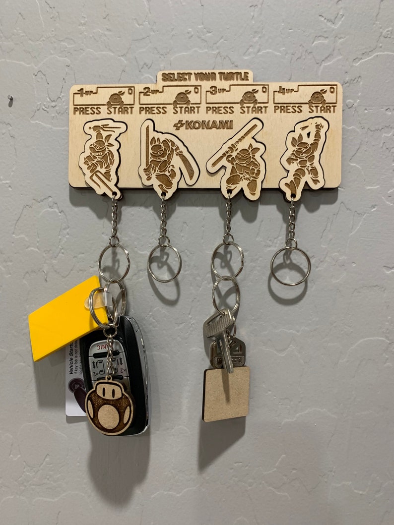 Mario Inspired Key Holder - Etsy