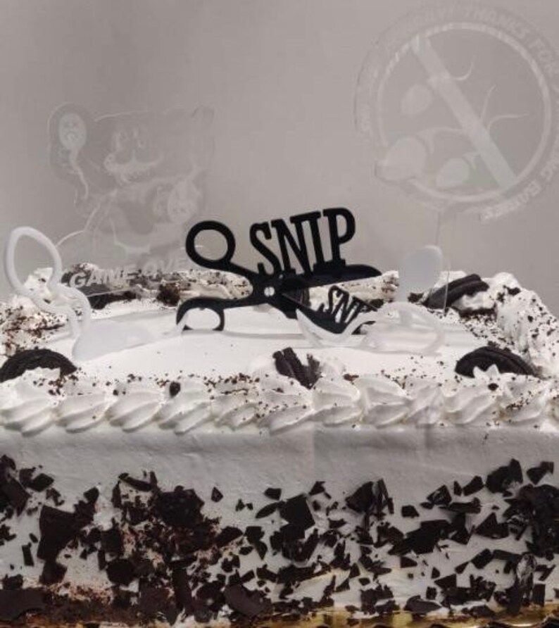 Snip Snip Vasectomy Cake Topper and Decor - Etsy