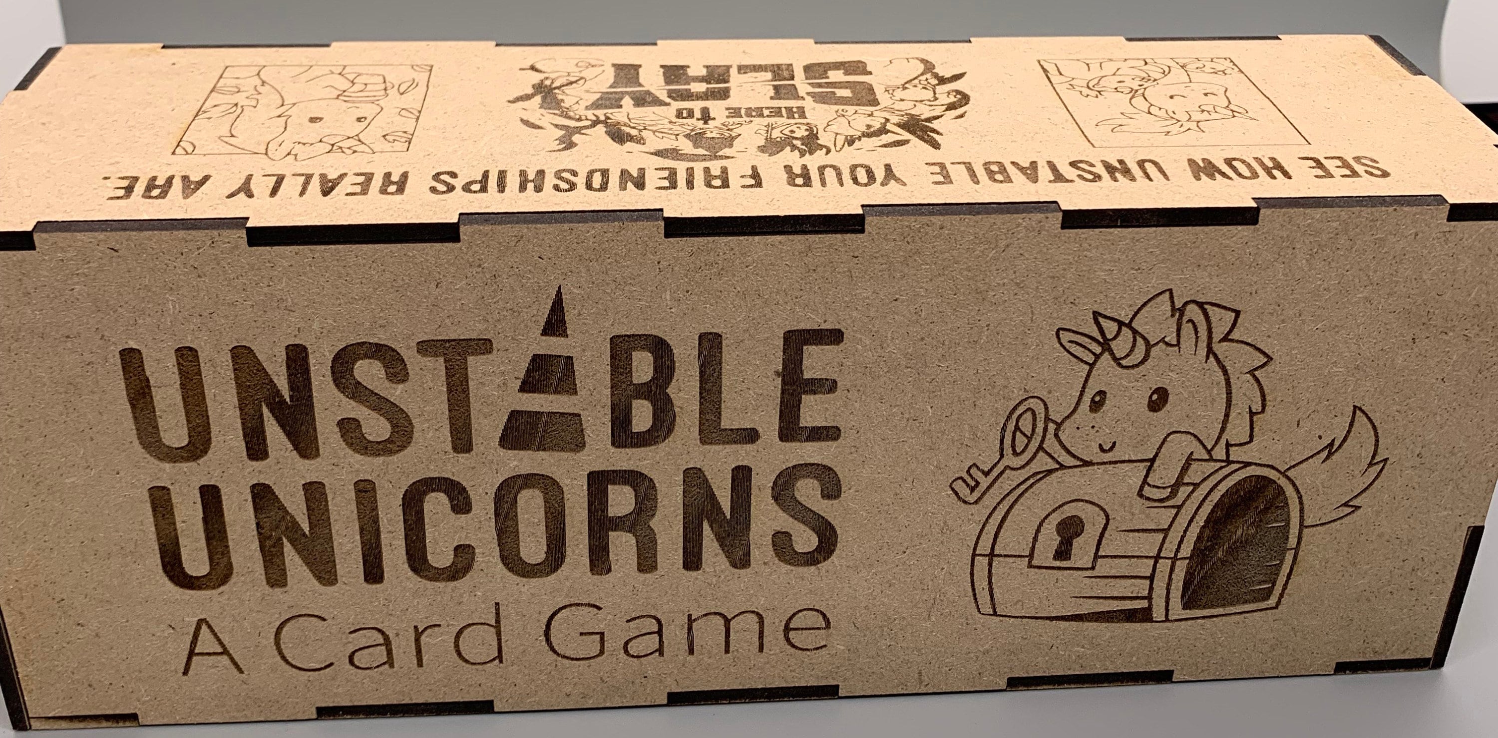Unstable Unicorn Card Box - Etsy