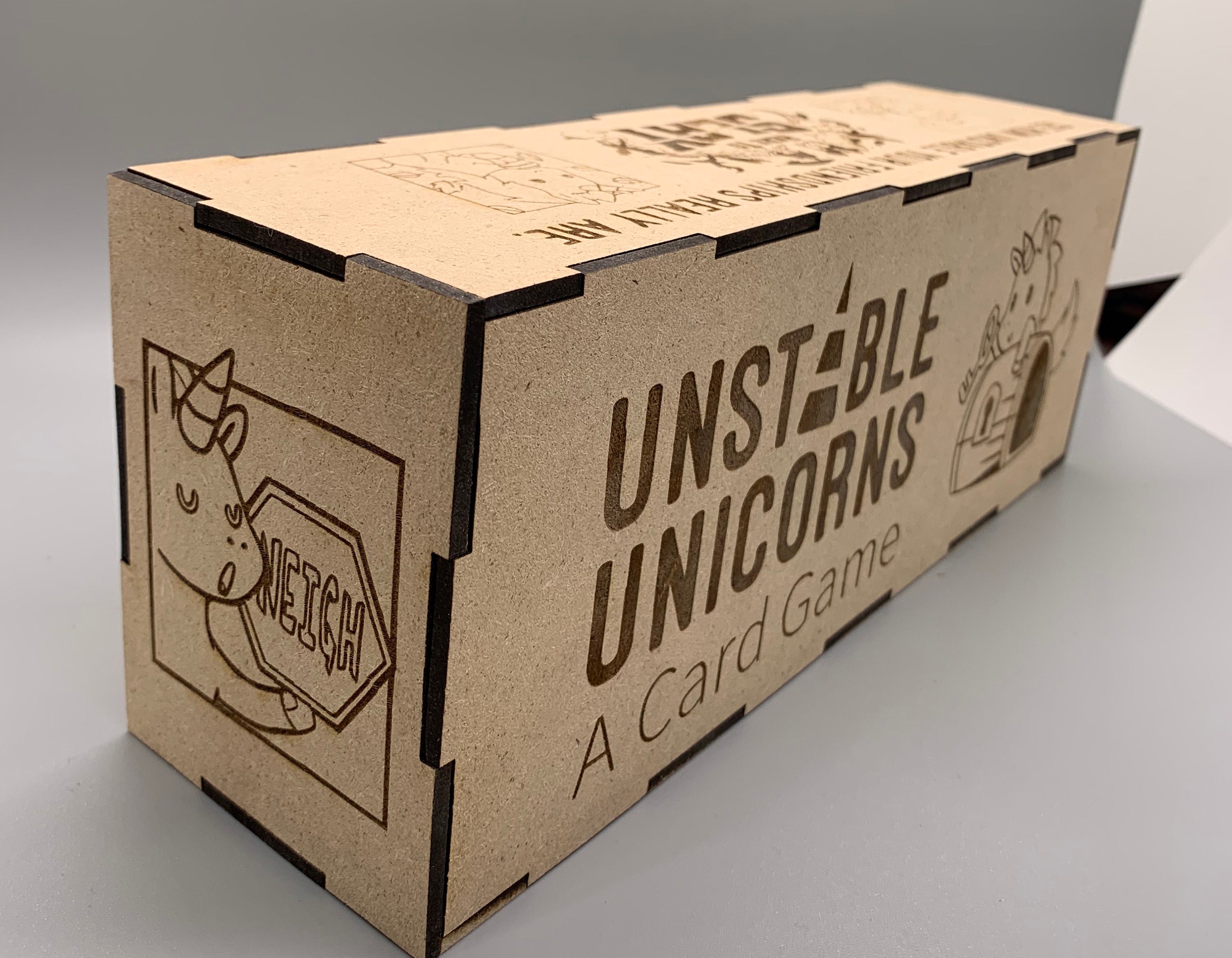 Unstable Unicorn Card Box - Etsy