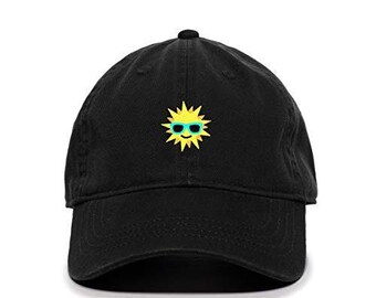 Sunset Baseball Cap Embroidered Cotton Adjustable Dad Hat - Etsy
