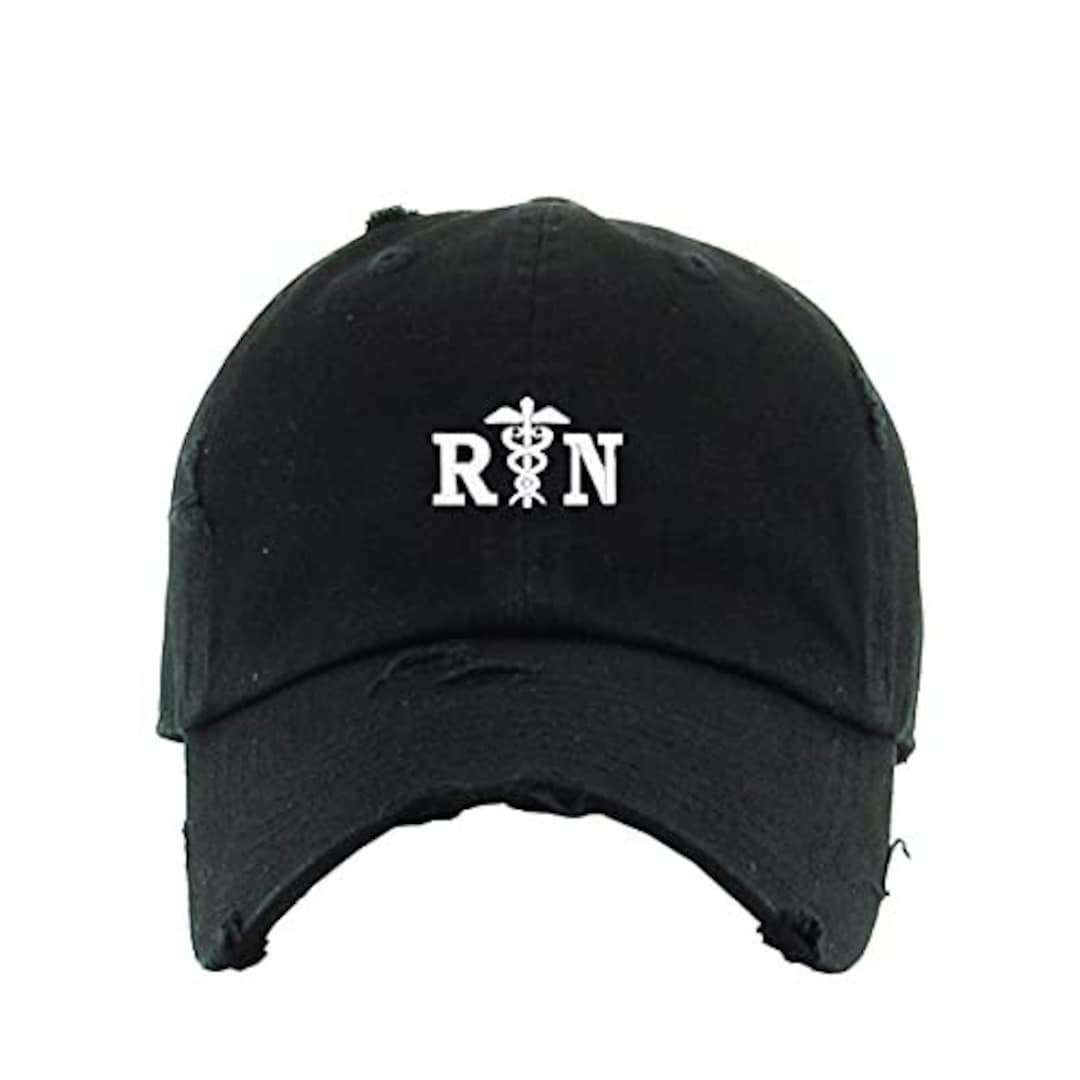Registered Nurse RN Vintage Baseball Cap Embroidered Cotton Adjustable ...
