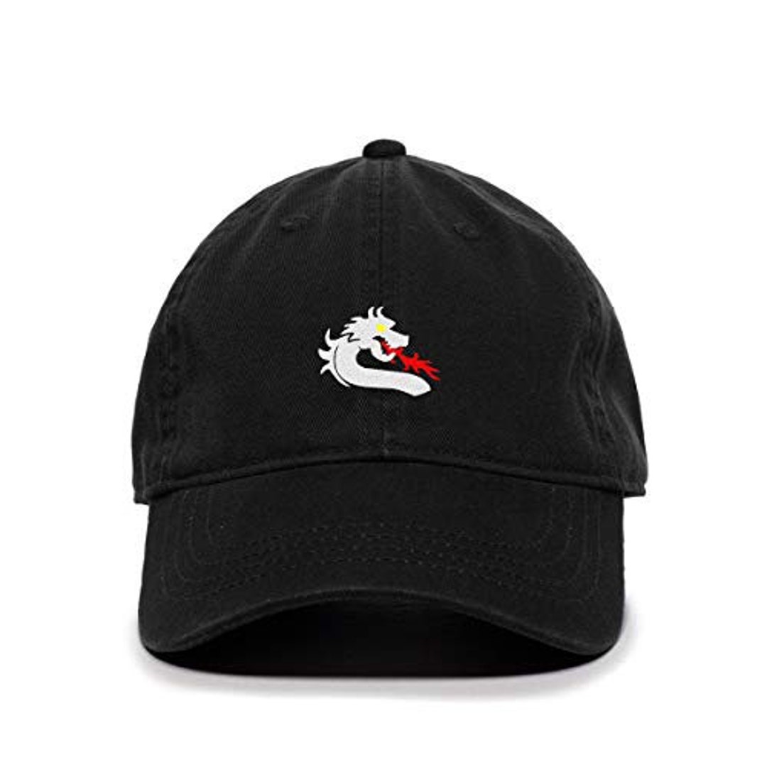 Dragon Baseball Cap Embroidered Cotton Adjustable Dad Hat - Etsy