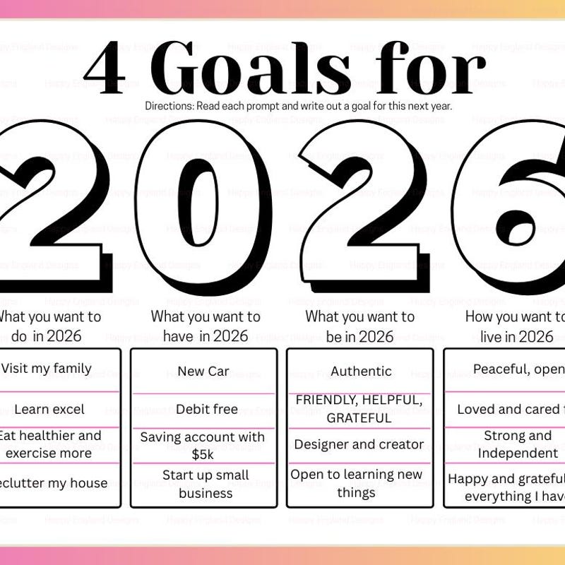 Goal Bubbles Planner - Etsy