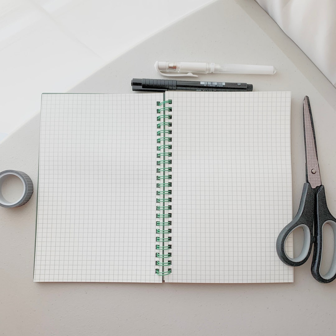Spiral Grid Bullet Journal A5 Notebook! - Etsy