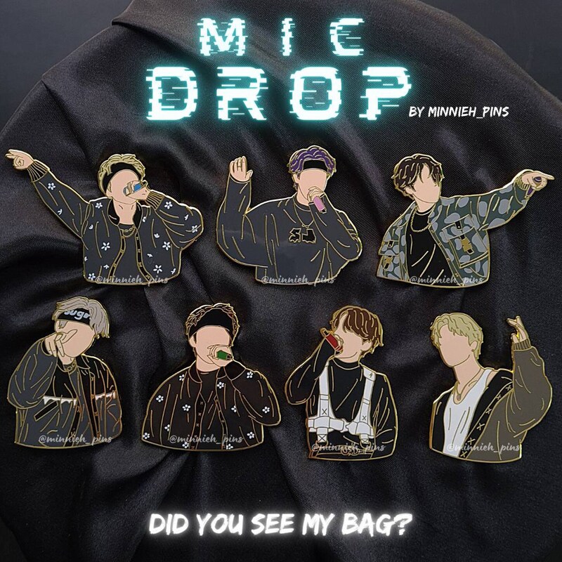 Bts Enamel Pin - Etsy