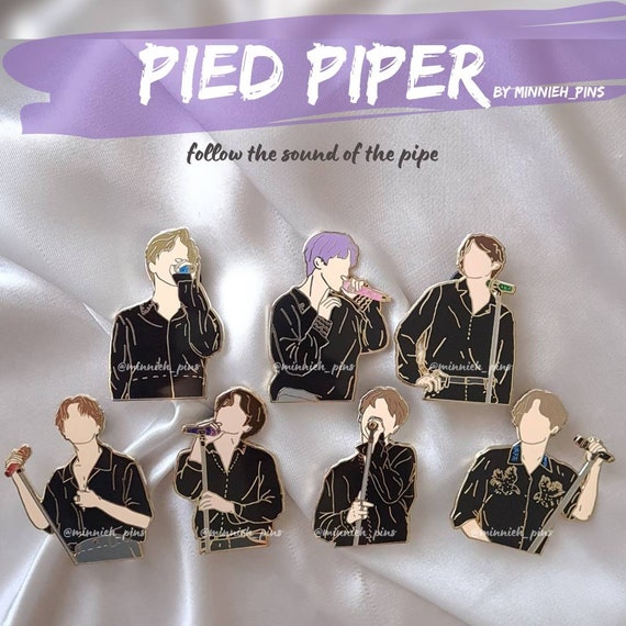 Bangtan Pied Piper Enamel Pins | Etsy