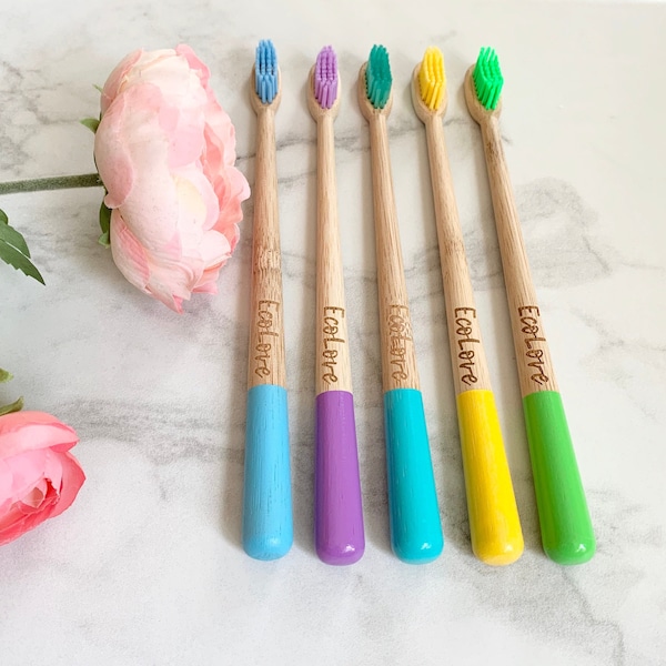 Bamboo Toothbrush - Etsy