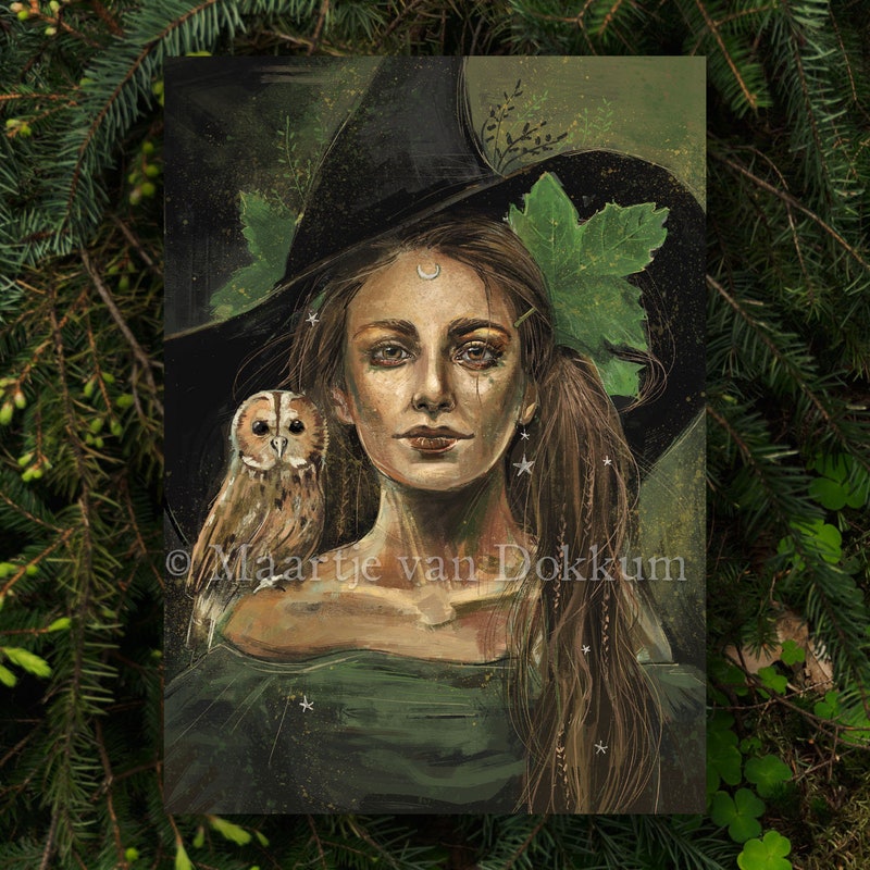 Forest Witch Art - Etsy