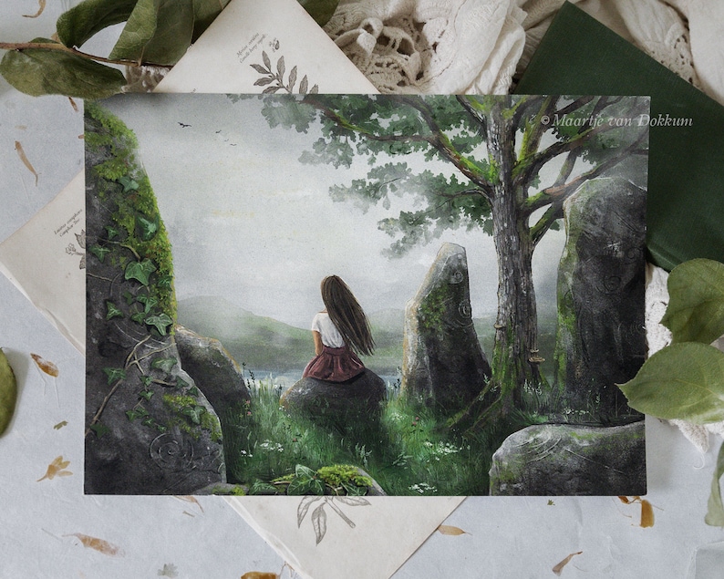 Poster Standing Stones Outlander Inspired Fantasy Art | Etsy