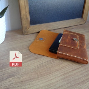 Leather Phone Belt Case Pattern Leather Phone Bag Template - Etsy