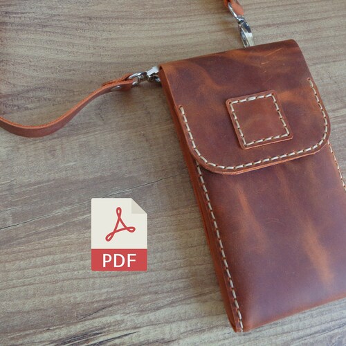 PDF Pattern Leather Smartphone Case Smartphone Pouch Pattern - Etsy