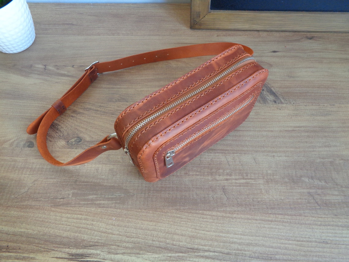 Leather Waist Bag Pattern Leather Waist Bag Template Diy - Etsy