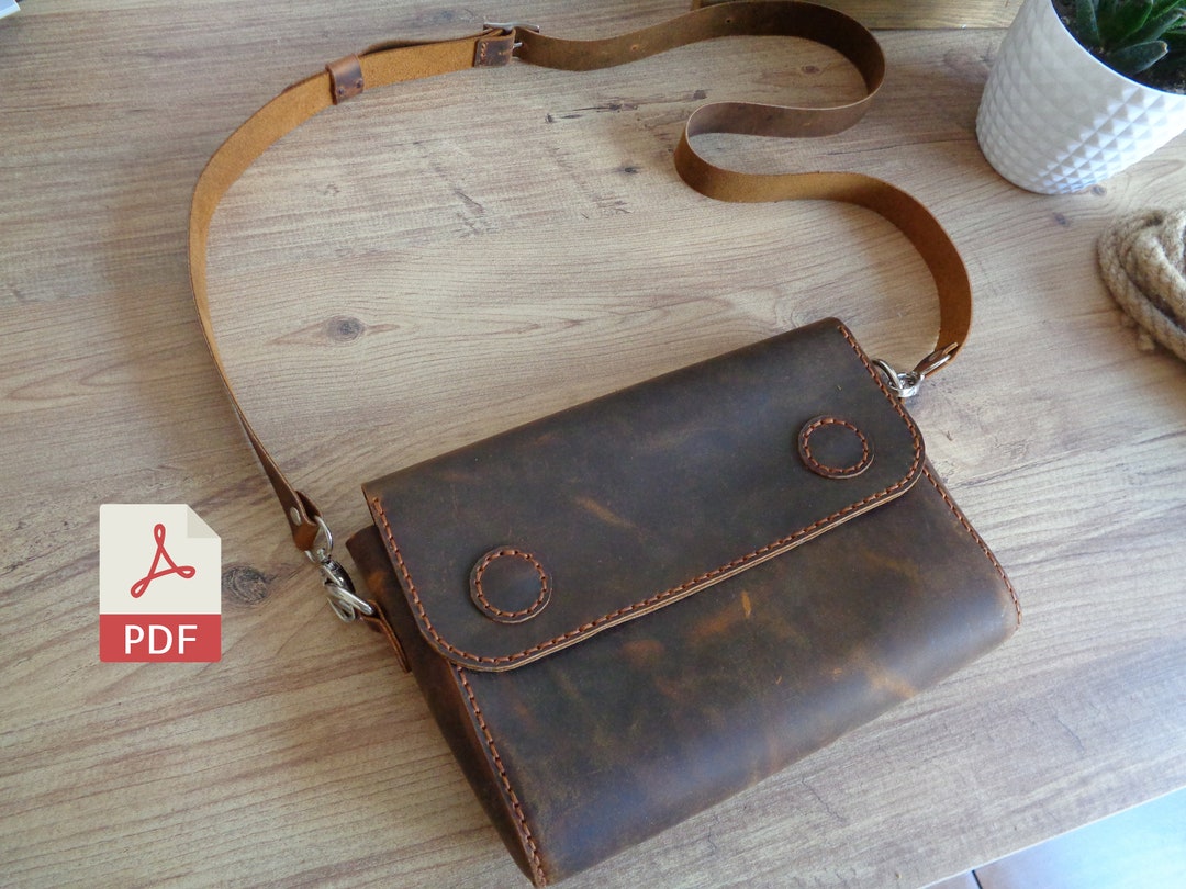 Leather Retro Style Messenger Pattern | Small Messenger Bag | Woman ...