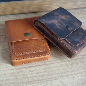 Leather Small Belt Pouch | Leather Belt Wallet | Mini Card Wallet ...