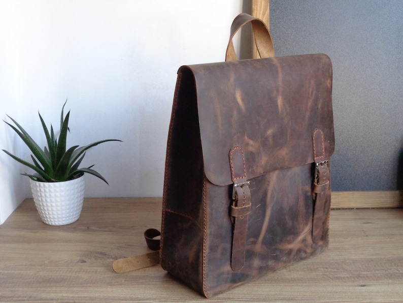 Leather Classic Backpack PDF Pattern Handmade Leather - Etsy