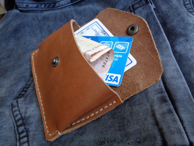Leather Mini Card Wallet Pattern | A4 Format + Letter Format | With ...