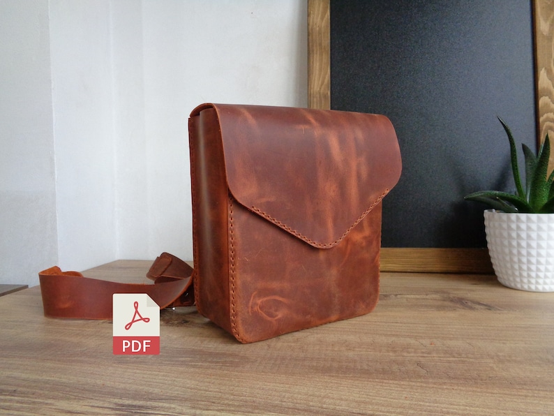 Leather Small Backpack PDF Pattern | Small Bag Pdf | Mini Bag Template ...