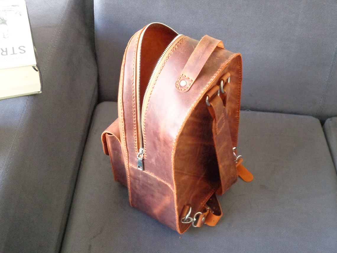 Leather Backpack PDF Pattern Woman Backpack Template | Etsy