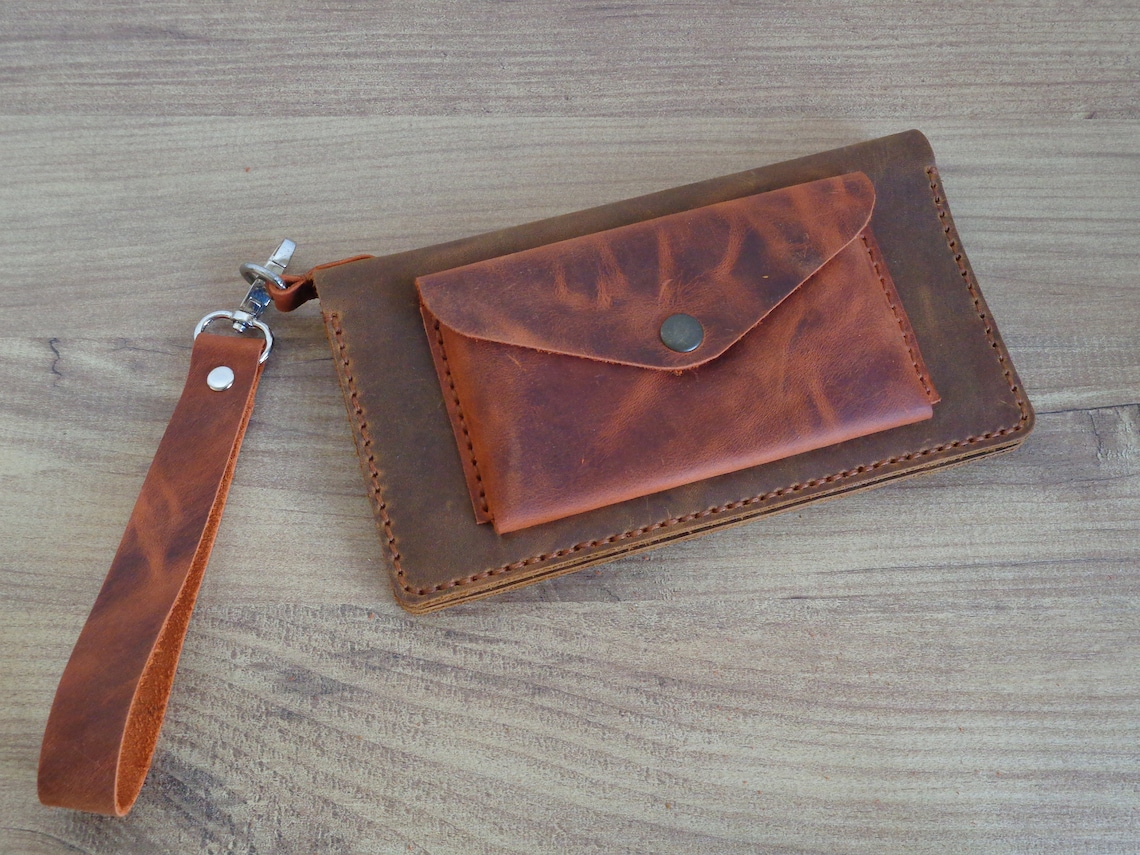 Leather Clutch Wallet PDF Pattern Digital Leather Template - Etsy