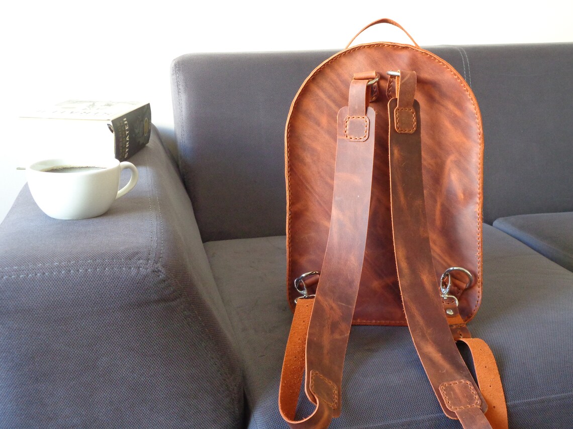 Leather Backpack PDF Pattern Woman Backpack Template | Etsy