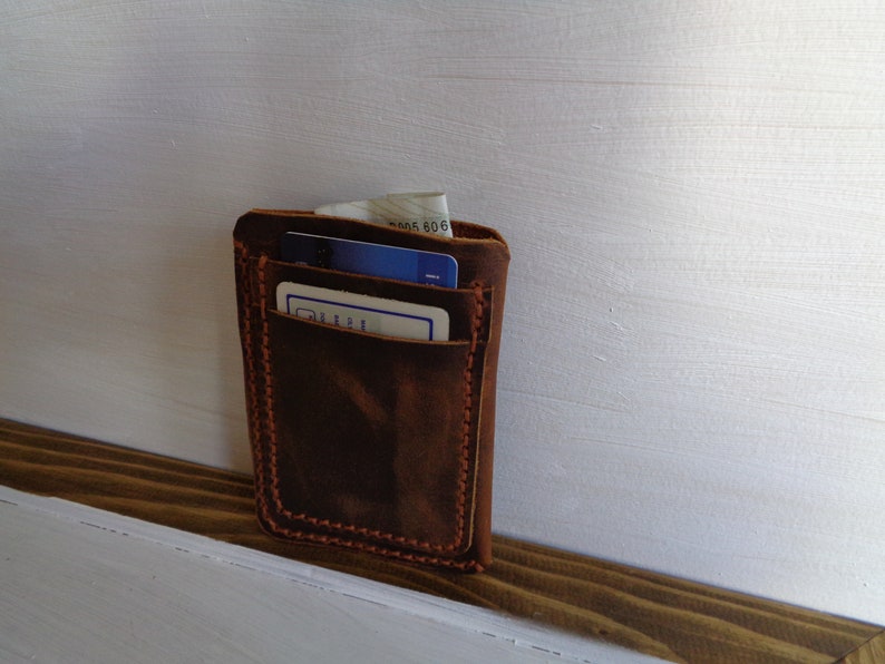 Minimalist Wallet Diy Wallet Easy Wallet Diy Leather | Etsy