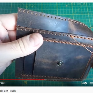 Leather Small Belt Pouch | Leather Belt Wallet | Mini Card Wallet ...