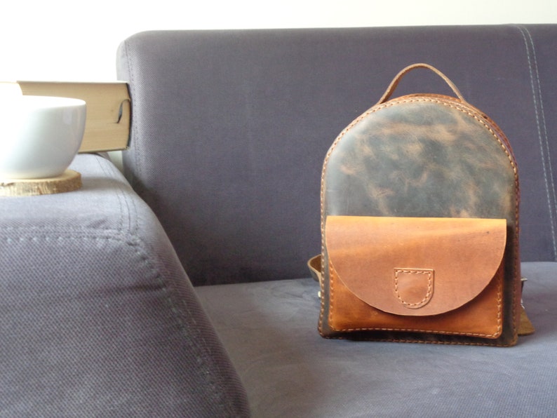 Leather Mini Woman Backpack PDF Pattern Small Backpack PDF - Etsy