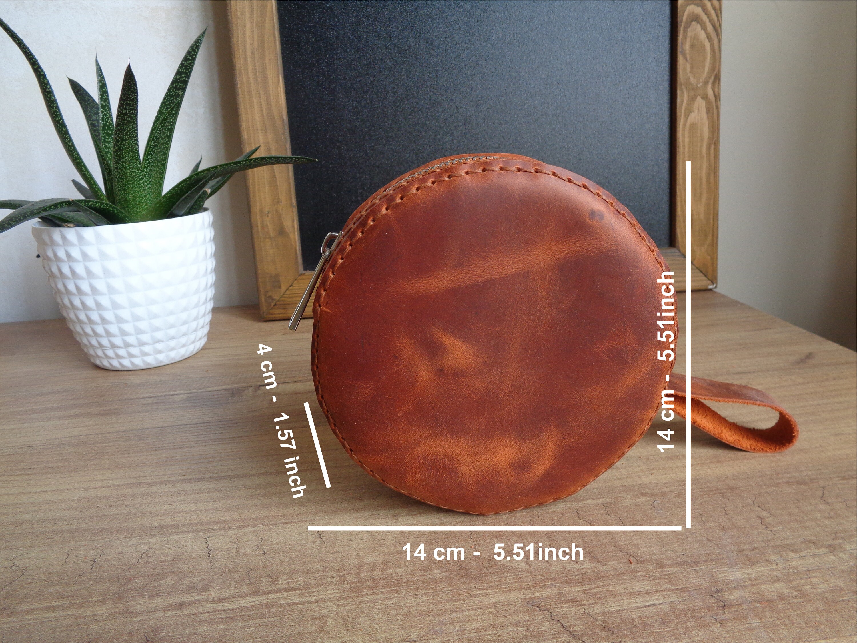 Leather Mini Circle Clutch PDF Pattern | DIY Belt Bag, Wristlet (video ...