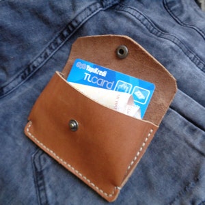 Leather Mini Card Wallet Pattern | A4 Format + Letter Format | With ...