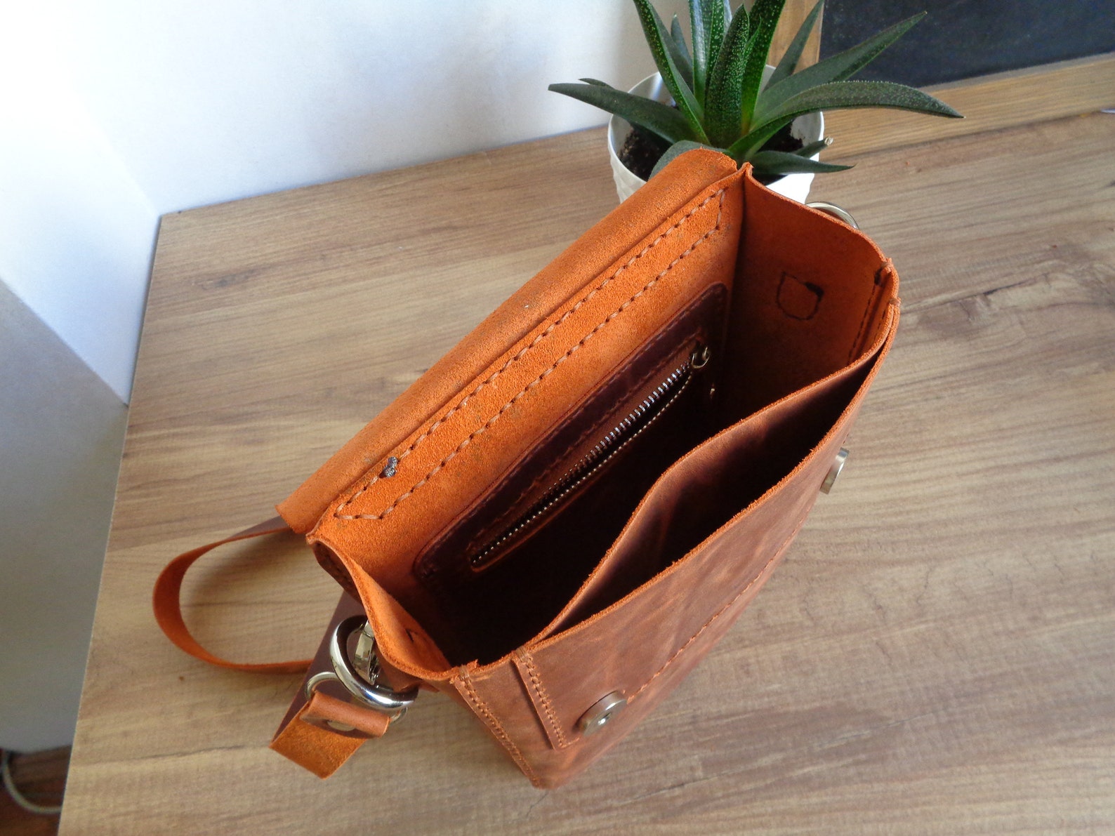 Leather Messenger Bag PDF Pattern Man Messenger Bag Woman | Etsy