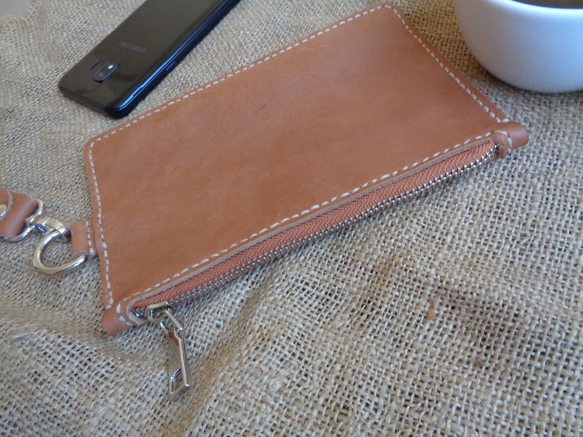 Leather Zipper Pouch Pattern Diy Leather Zipper Bag A4 | Etsy