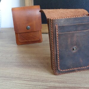 Leather Small Belt Pouch | Leather Belt Wallet | Mini Card Wallet ...