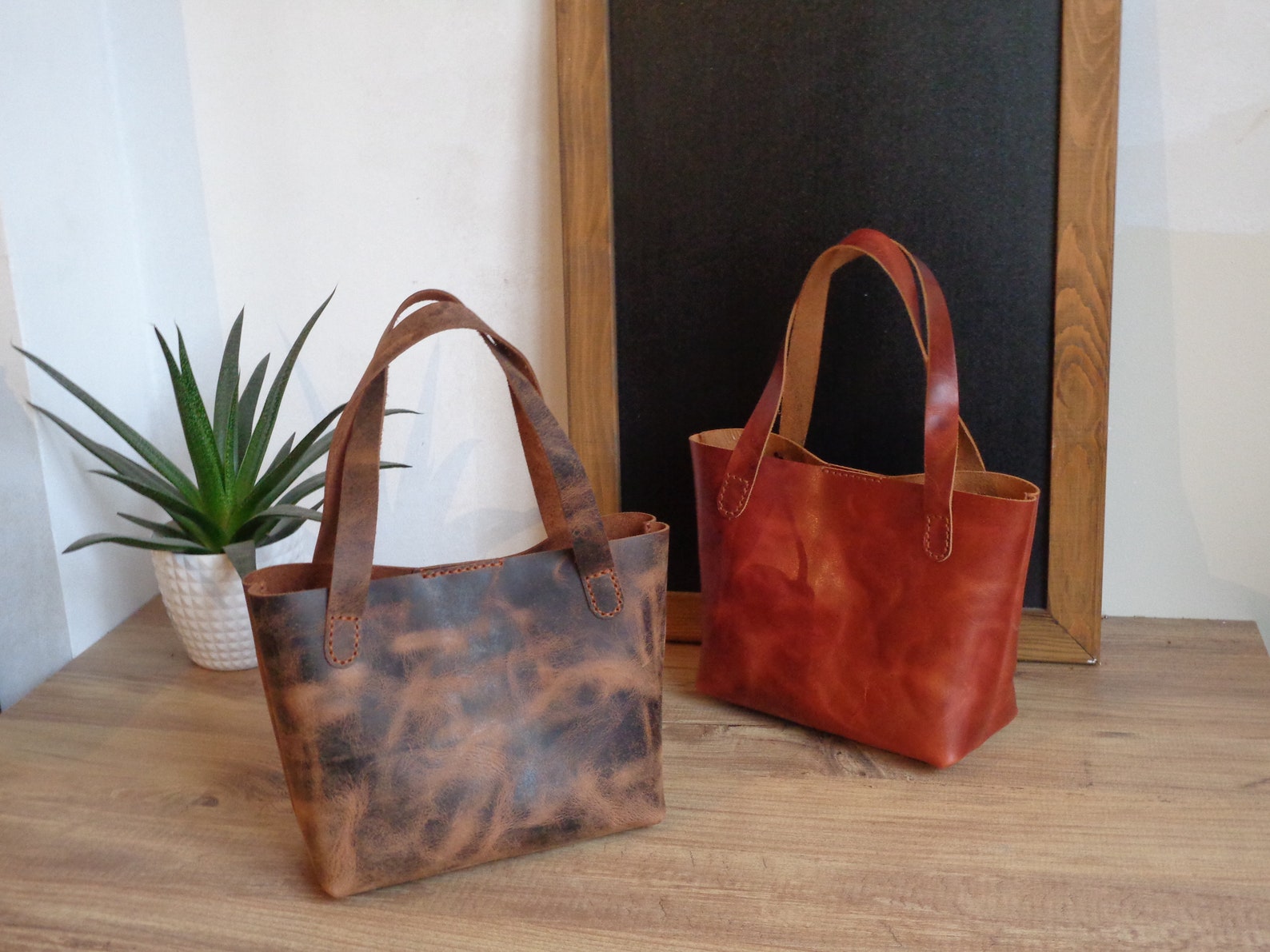 Leather Mini Tote Bag PDF Pattern Handbag PDF Template - Etsy