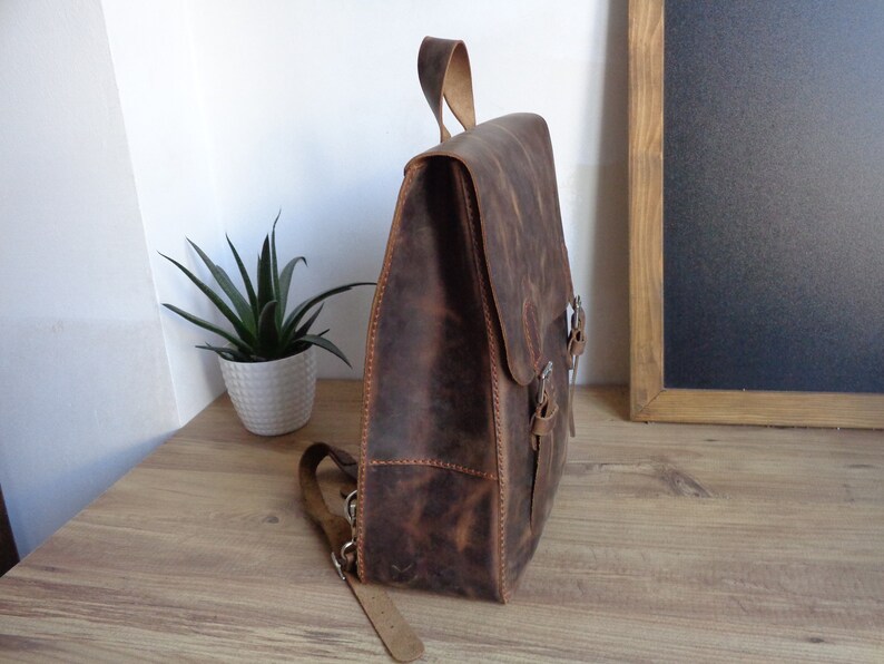 Leather Classic Backpack PDF Pattern Handmade Leather - Etsy