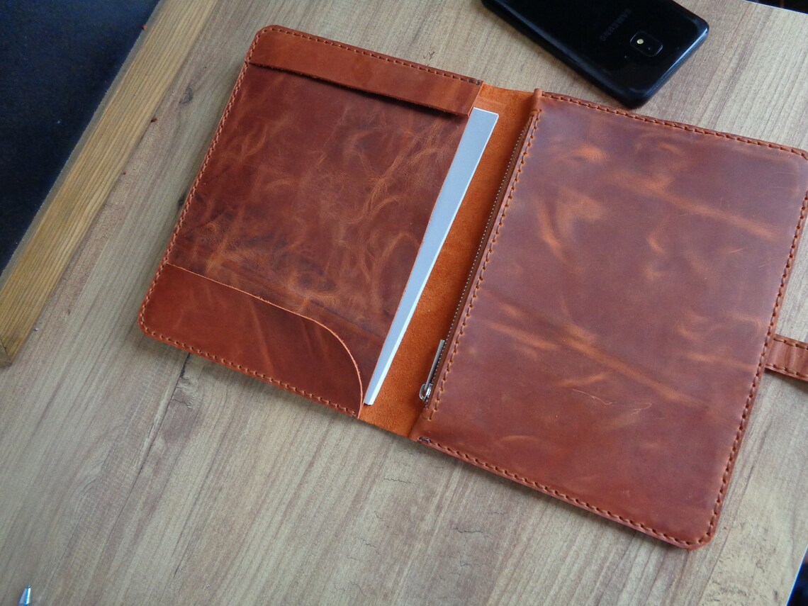 Leather Small Business Organizer Pattern | Travel Wallet Template (PDF ...