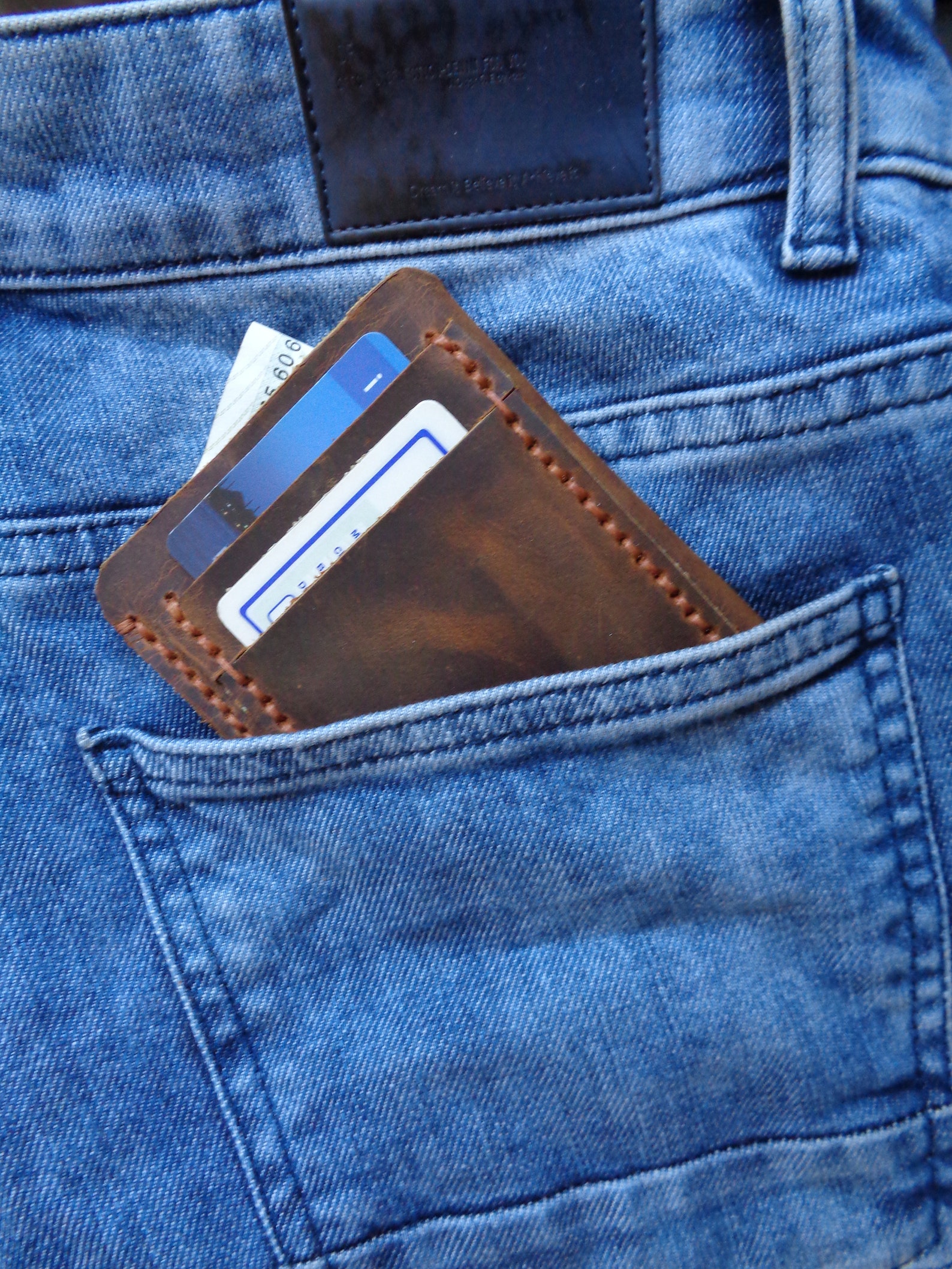 Minimalist Wallet Diy Wallet Easy Wallet Diy Leather - Etsy