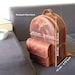 Leather Backpack PDF Pattern Woman Backpack Template Handmade Leather ...