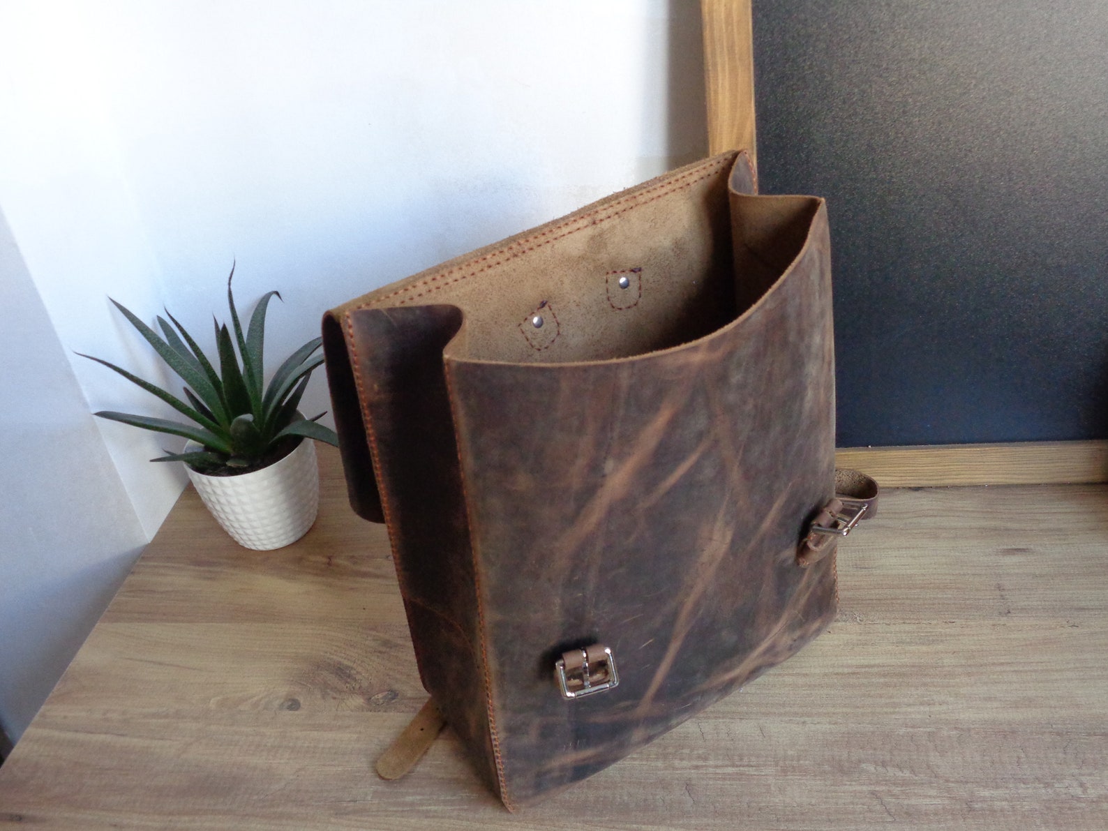 Leather Classic Backpack PDF Pattern Handmade Leather Backpack Digital ...