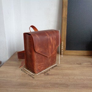 Leather Small Backpack PDF Pattern | Small Bag Pdf | Mini Bag Template ...