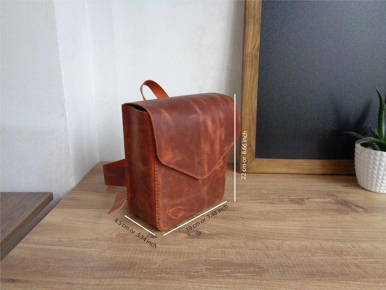 Leather Small Backpack PDF Pattern Small Bag Pdf Mini Bag | Etsy