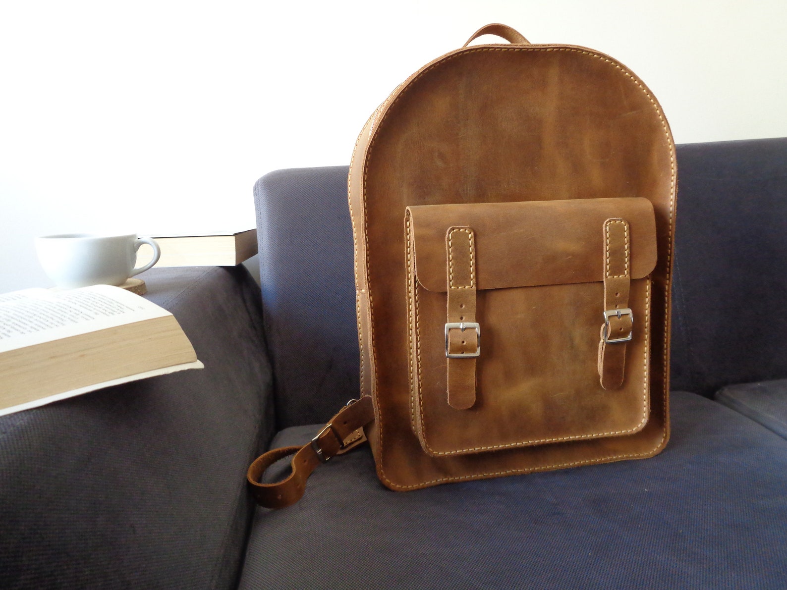 Leather Backpack Pattern Backpack Template Pdf Leather Bag - Etsy