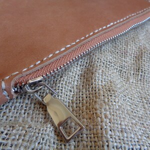Leather Zipper Pouch Pattern | Diy Leather Zipper Bag | (no ...