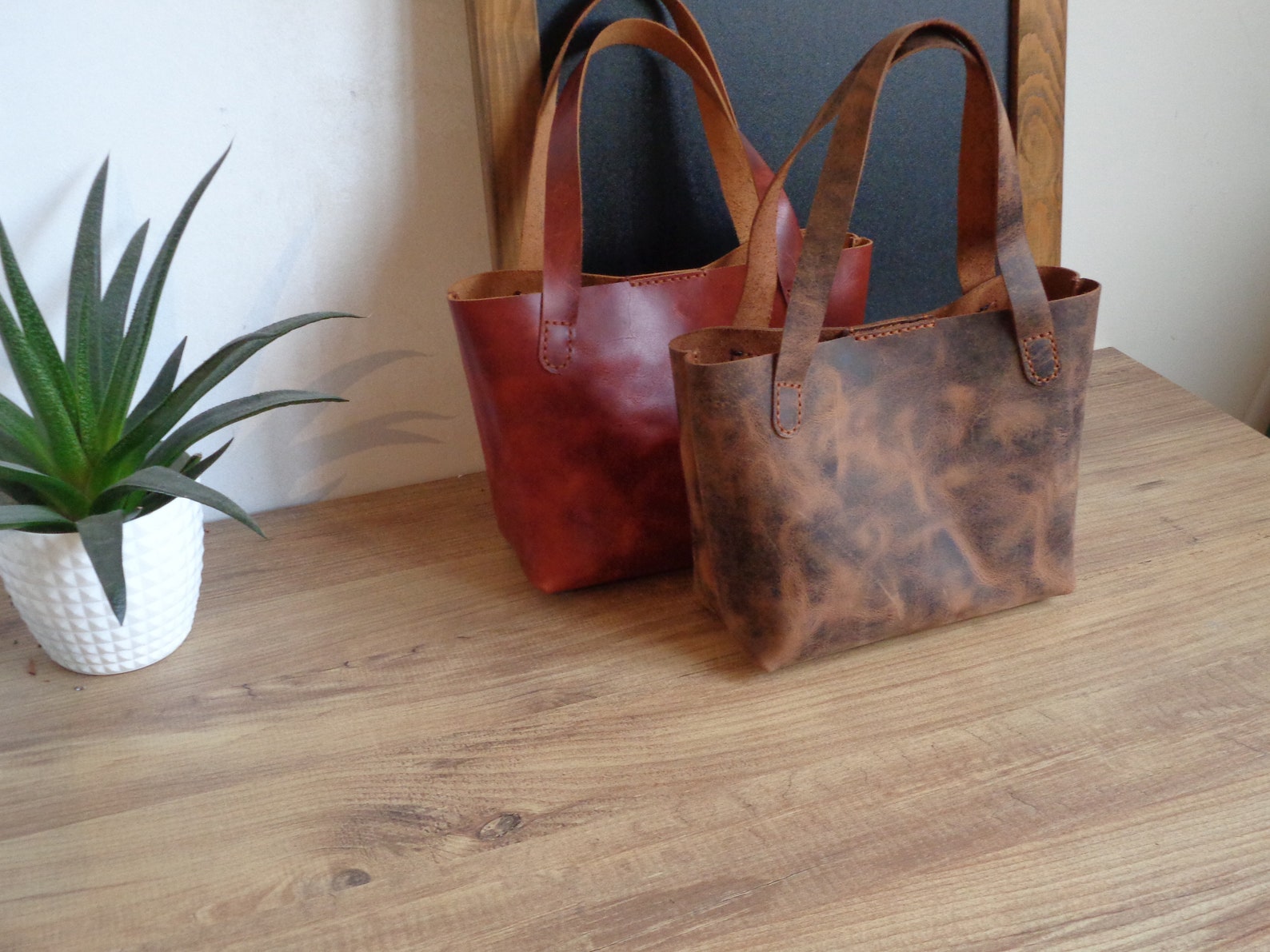 Leather Mini Tote Bag PDF Pattern Handbag PDF Template - Etsy