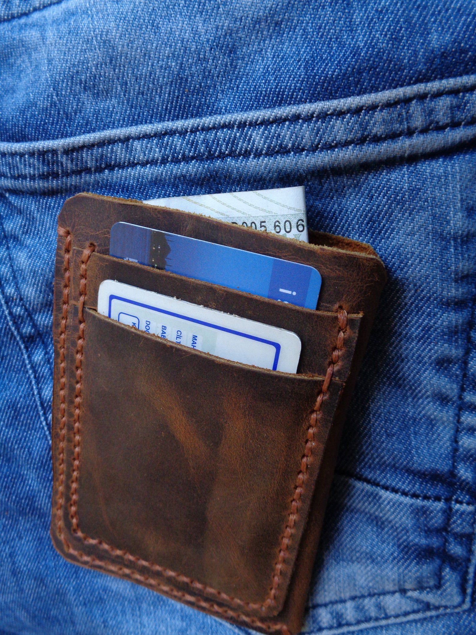 Minimalist Wallet Diy Wallet Easy Wallet Diy Leather - Etsy