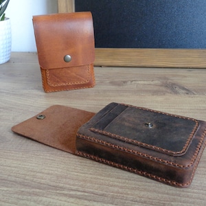 Leather Small Belt Pouch | Leather Belt Wallet | Mini Card Wallet ...