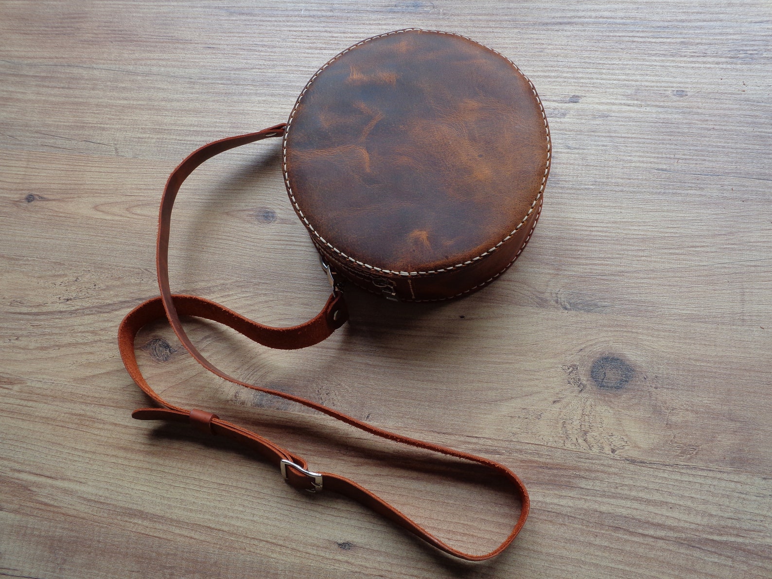 Leather Circle Bag Pattern Round Bag Template Pdf Leather - Etsy